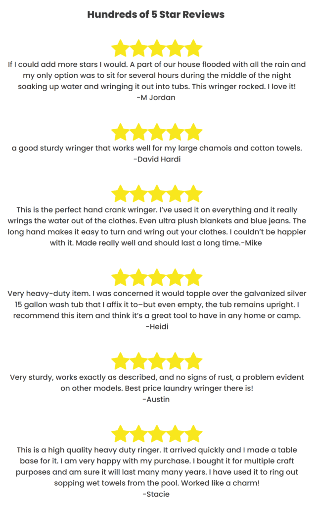 Calliger 360 Hand Crank Laundry Wringer Gray – calliger.com